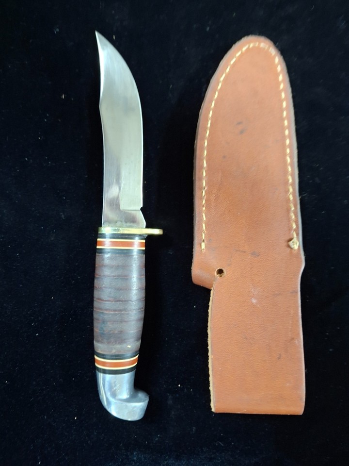 Vintage Western L66 J Code Fixed Blade Hunting Knife, 100 445 | eBay