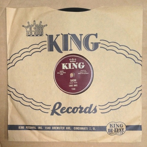 Louie Innis ROCKABILLY 78 Suicide / I Ain't Got A Pot to peel potatoes ...