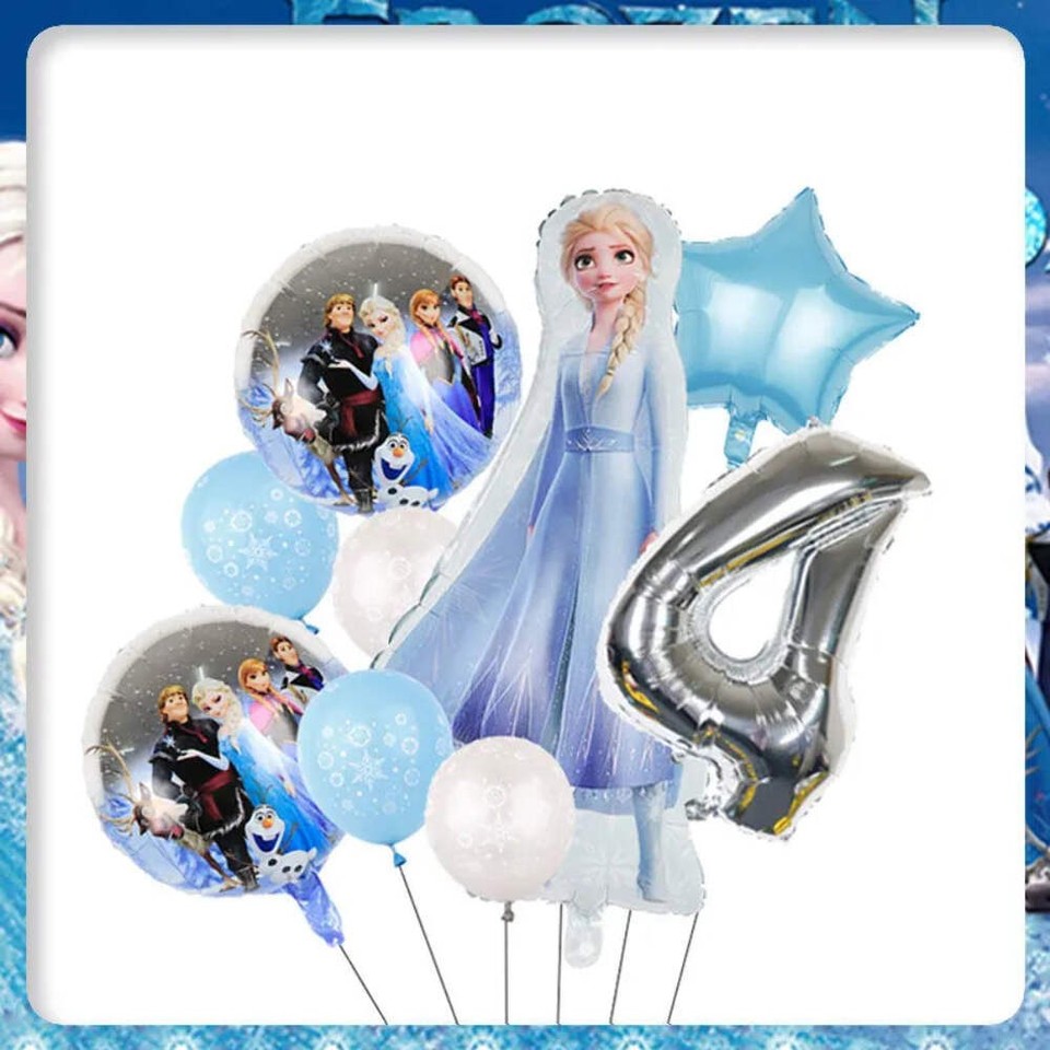 Elsa Frozen Birthday Party Decorations Girls Tableware Cups Plates ...