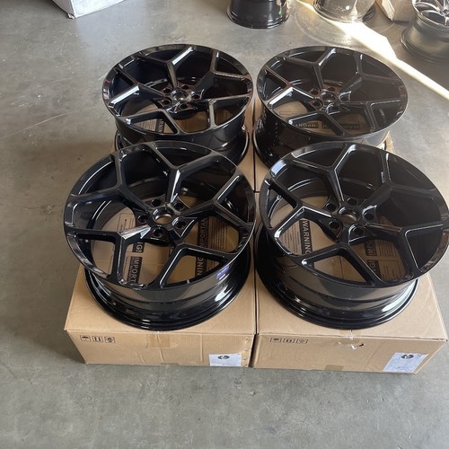 20x10/20x11 Rep Z28 Style fit Camaro 5x120 23/43 Black Wheels Rims Set ...