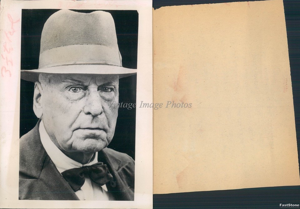 1946 Toronto Canada Thomas Foster Former Mayor Stork Derby 5X7 Vintage ...