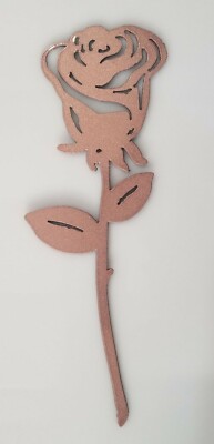 Metal 10" Tall Rose Plasma Cut Sign Art | eBay