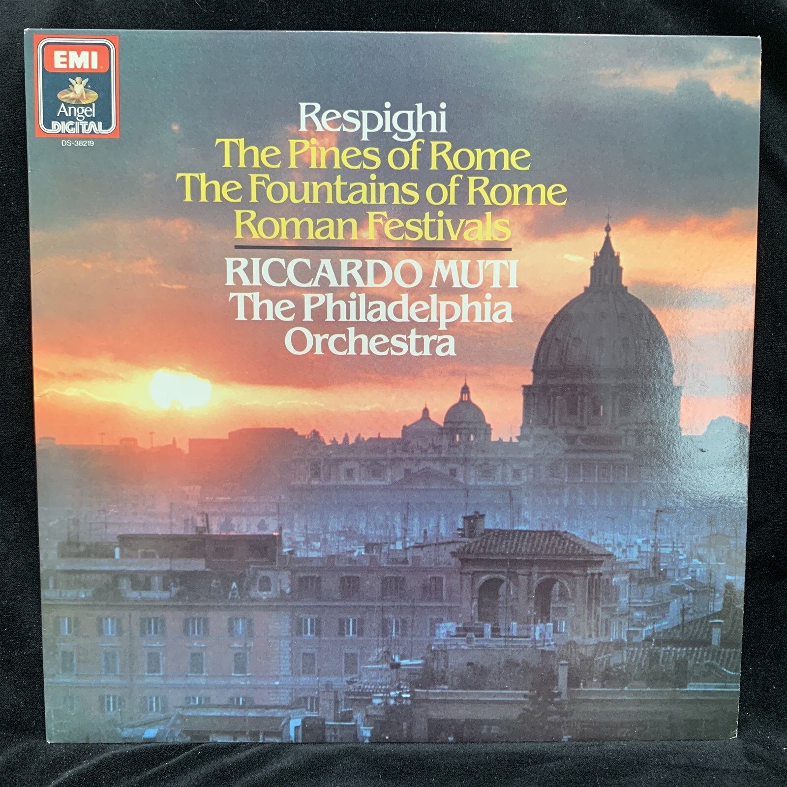 RESPIGHI Pines & Fountains of Rome - MUTI - EMI ANGEL ST LP DMM Germany ...
