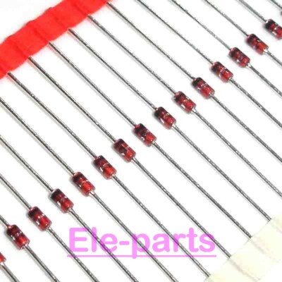 100 PCS 1N4743 DO-41 1N4743A IN4743 1W 13V Silicon Planar Power Zener ...