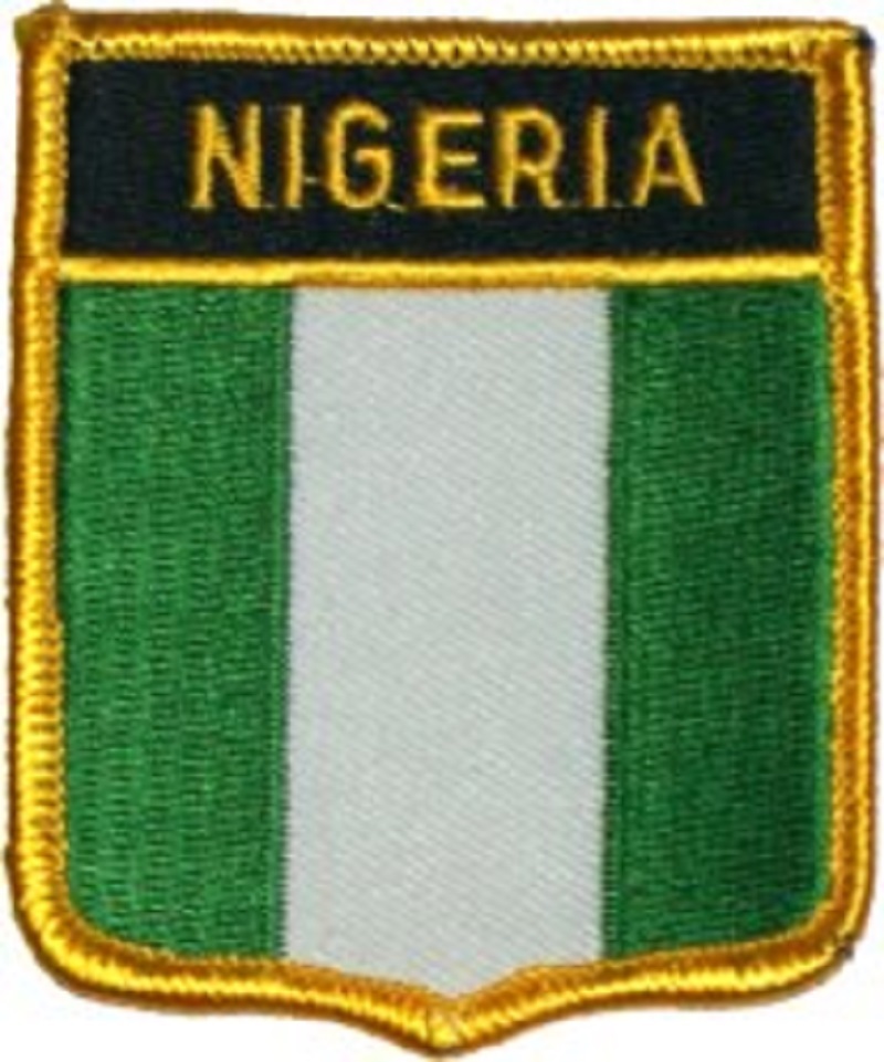 NIGERIA SHIELD FLAG EMBROIDERED PATCH -- IRON-ON -- NEW 2.5" x 2.75" | eBay