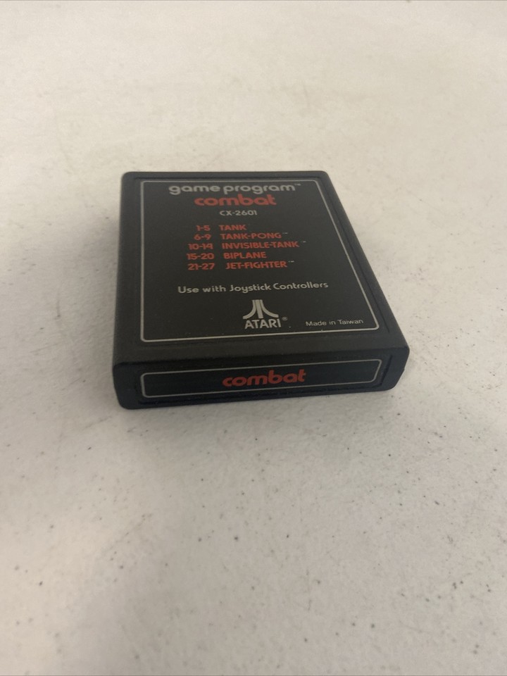 Atari CX-2601 - Combat (Tank - Tank Pong - Invisible Tank -Biplane -Jet ...