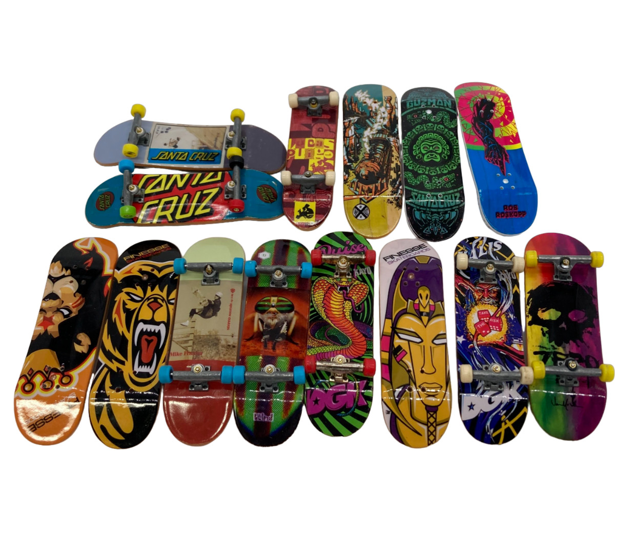 Tech Deck Lot Boards Fingerboards Skateboards Toys Finesse DGK Santa ...