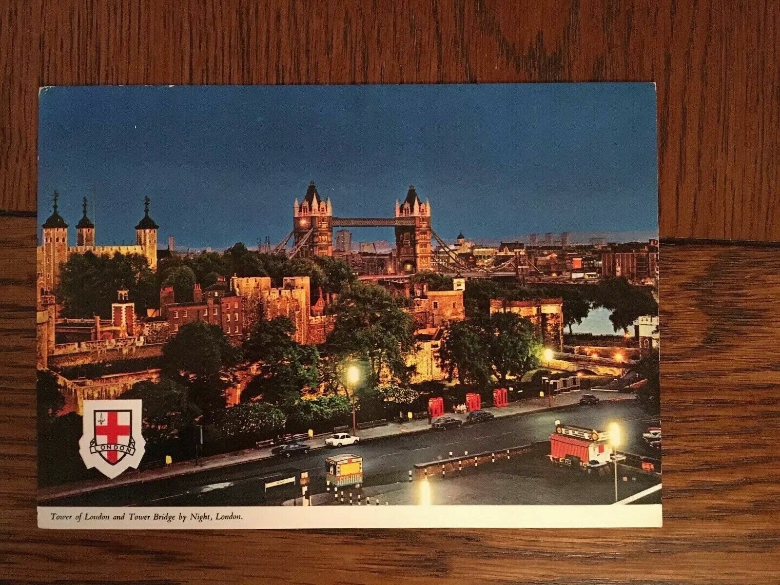 vintage Capital Souvenirs Camden postcard Tower of London & Bridge by ...