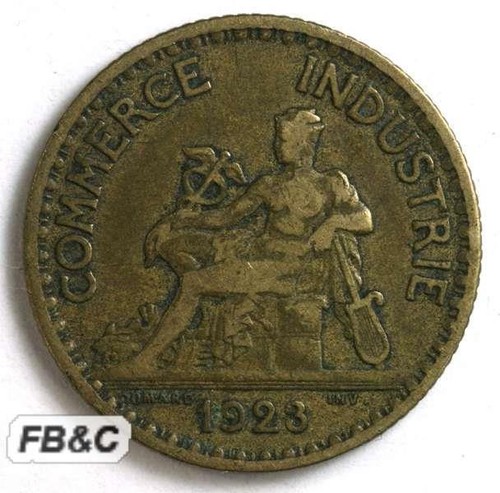 1923 Chamber of Commerce France 1 Franc Coin | eBay