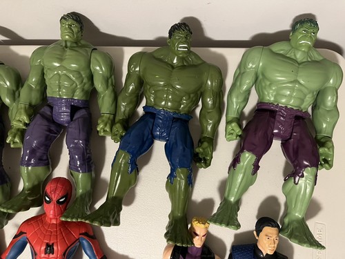 Marvel - 12 inch Action Figure Lot (Hulk, Spiderman, And Others) | eBay