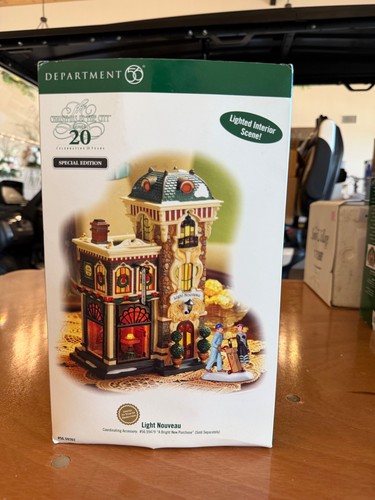 DEPT 56 "LIGHT NOUVEAU" 20th Anniversary 56.59262 CIC **Read ...