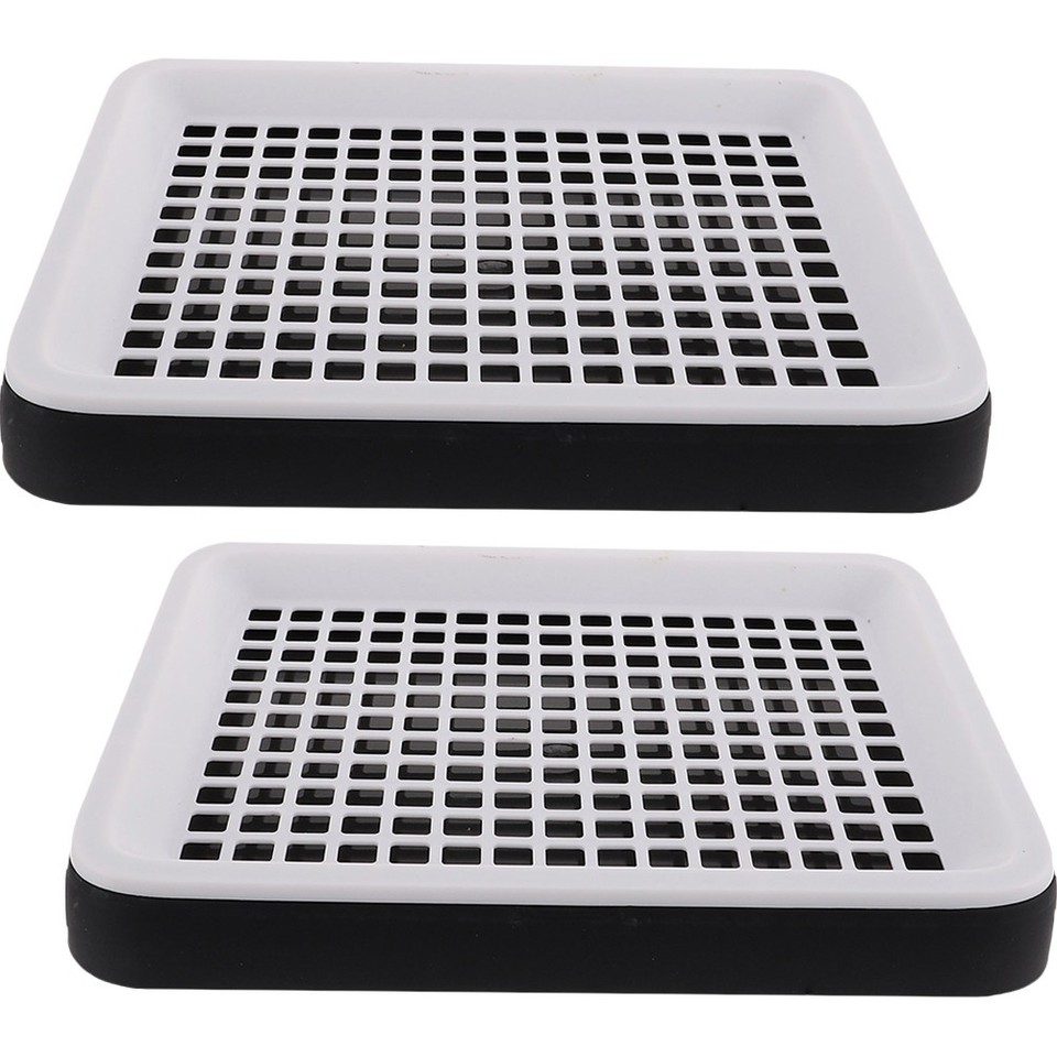 2 Pcs Plastic Litter Box Small Pet Toilet Pan for Small Animals | eBay UK