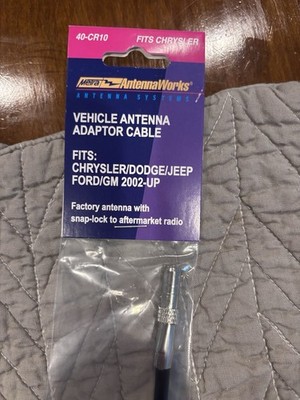 Metra 40-CR10 Antenna Adapter Cable for Select 2002-up Chrysler, Dodge ...