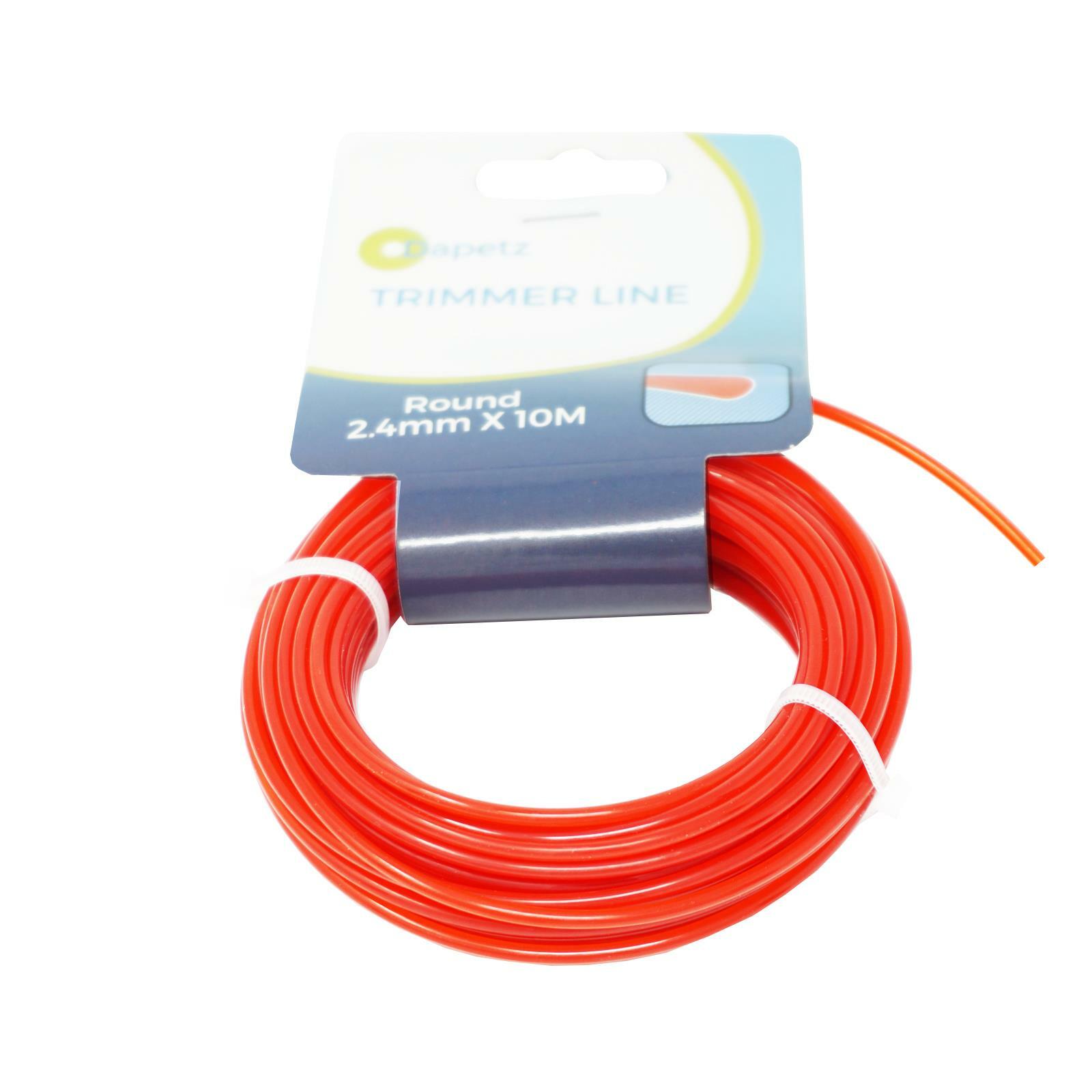 HEAVY DUTY STRIMMER LINE 2.4mm X 10M FOR PETROL STRIMMERS STRIMMER WIRE ...