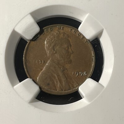 1952 1C NGC AU DETAILS ENVIRONMENTAL DAMAGE WHEAT PENNY | eBay