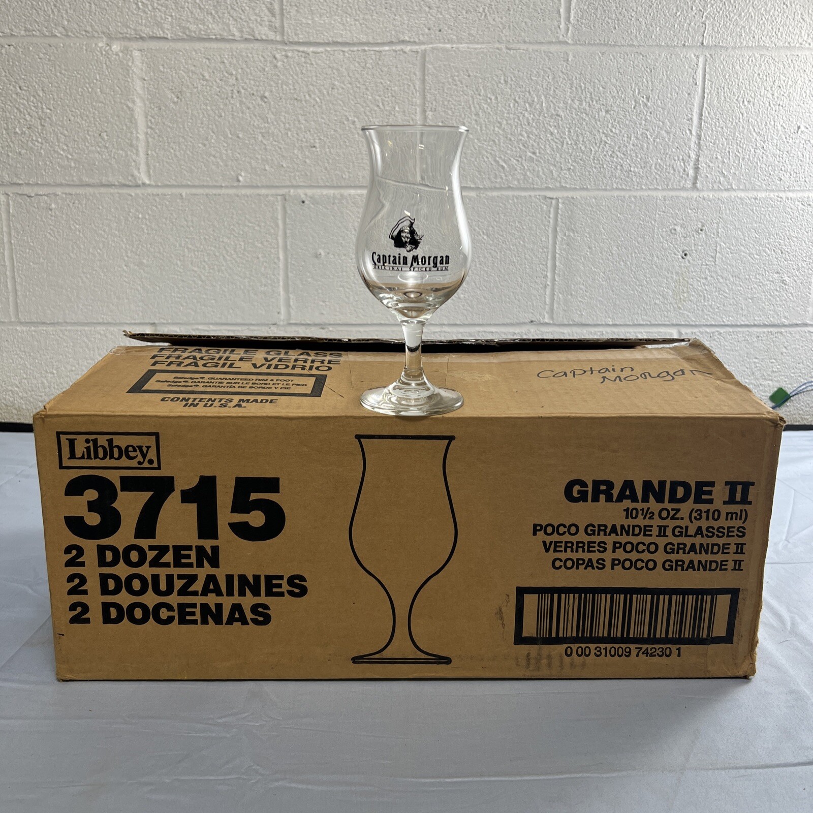 Libbey 3715 Captain Morgan Edition Poco Grande II 10.5 OZ Glass (24 ...