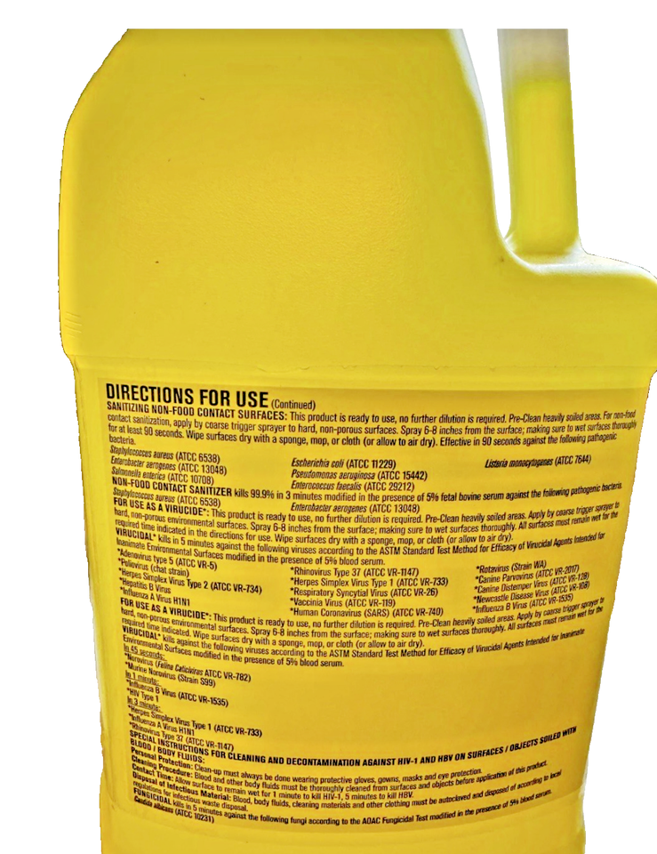 ECOLAB Peroxide Multi Surface Cleaner & Disinfectant 4 Gallons | eBay