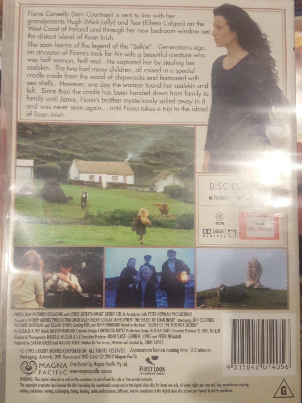 THE SECRET OF ROAN IRISH RARE DVD JENI COURTNEY & MICK LALLY SELKIE ...