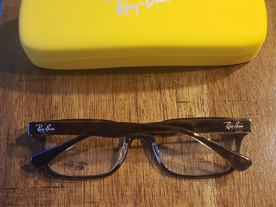 Ray-Ban RB5286 HAVANA 5082 51mm Demo Lens Authentic Eyeglasses | eBay