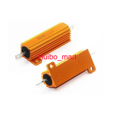 2PCs 50W Watt 100KR Aluminum Housing Wirewound Resistor | eBay