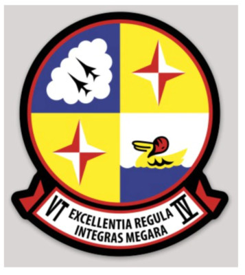 4" NAVY VT-4 WARBUCKS VINYL STICKER DECAL | eBay