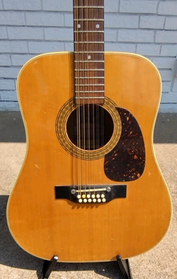 Alvarez 12 String Acoustic Guitar w/Chipboard Case. Made In Japan! -LL ...