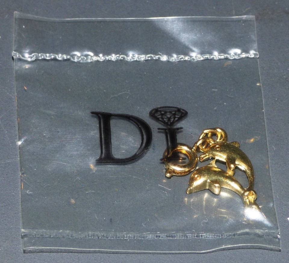 Diamonds International Dolphins Gold Charm from Aruba Brand New | eBay