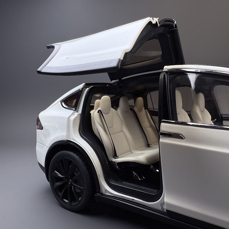 Original car model 1:18 MODEL X gull wing door SUV alloy car model | eBay