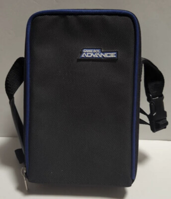 Black & Blue Official Nintendo Gameboy Advance Carrying Case Travel No ...