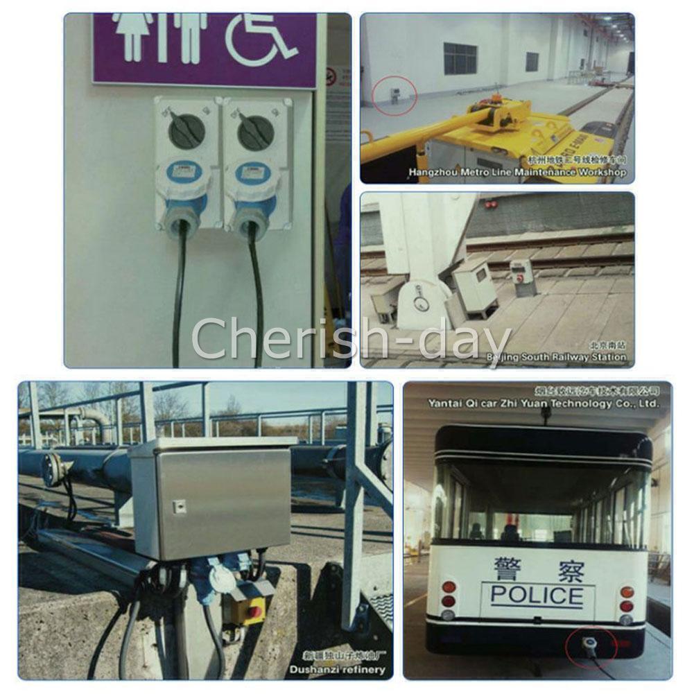 3 pin 15 Amp 15A Power Inlet Weatherproof IP66 for Motorhome Caravan RV ...