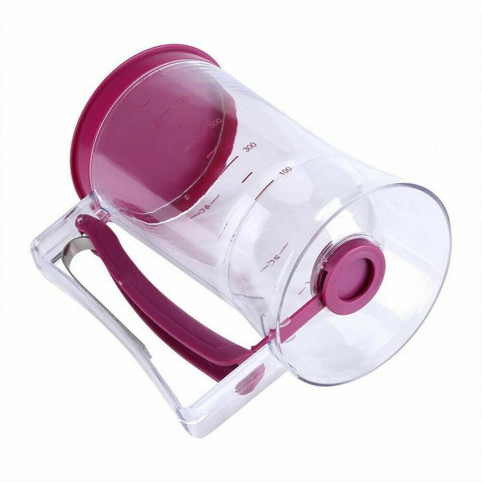 900ML Batter Dispenser Cupcake Pancake Muffin Kitchen Measuring Baking ...