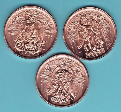 ARCHANGEL 3 Coin Set 1 AVDP oz. Copper Rounds INTAGLIO MINT | eBay