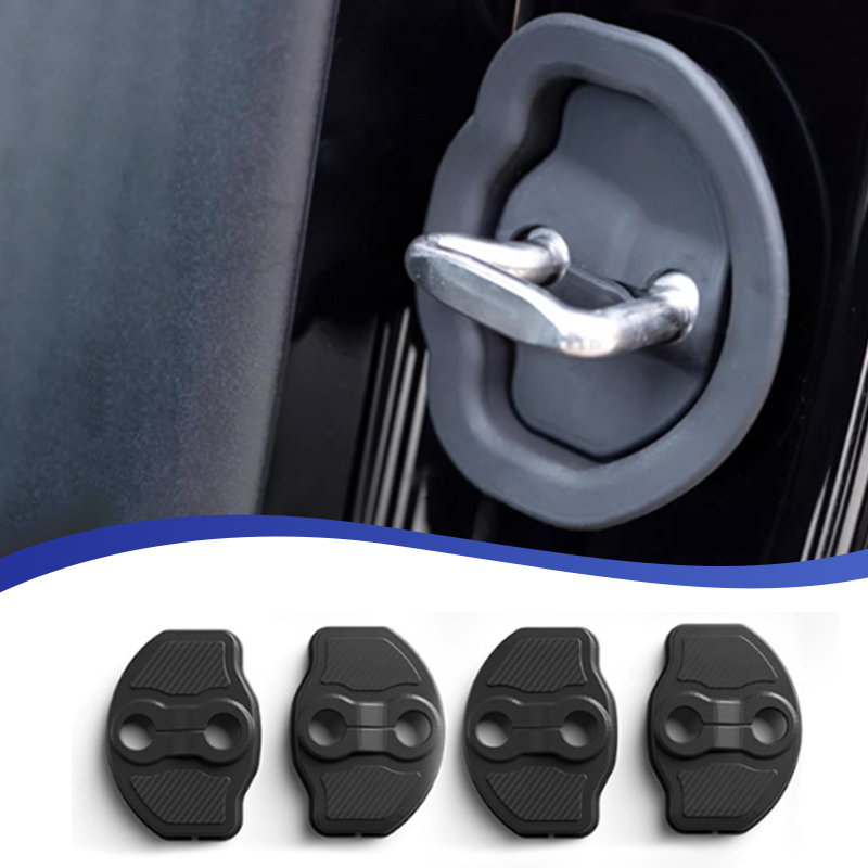 4PCS Door Lock Cover For Model 3 Y Tesla Car Door Guard Lock Tesla ...