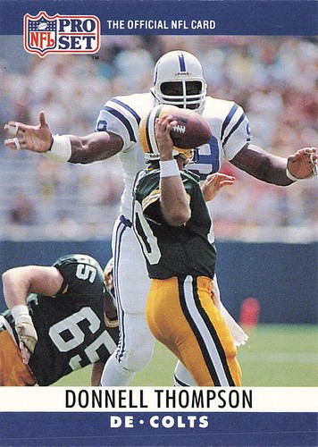 1990 Pro Set #136 Donnell Thompson Indianapolis Colts | eBay