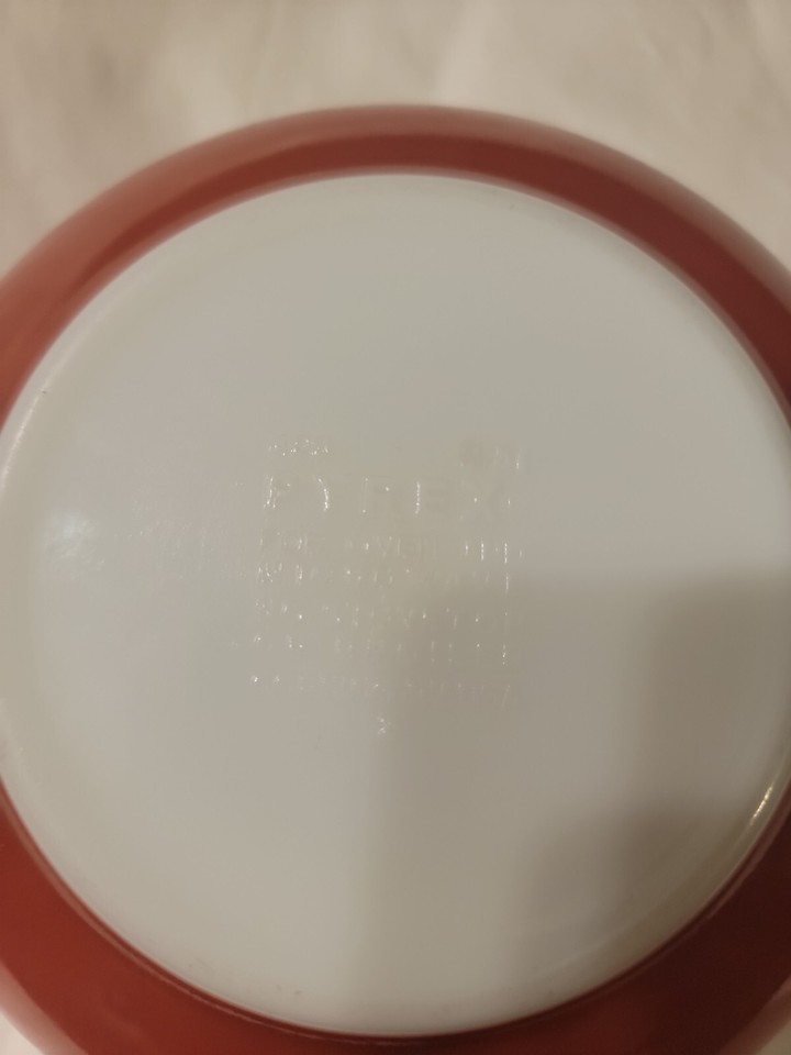 PYREX Autumn Harvest Wheat Pattern Nesting Mixing Bowl #403, 2.5 Quarts ...