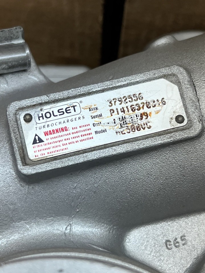 Holset OEM PACCAR HE500VG Turbocharger WITH VGT ACTUATOR For MX13 EPA ...