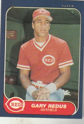 FREE SHIPPING-MINT-1986 Fleer Gary Redus #189 REDS PLUS BONUS CARDS | eBay
