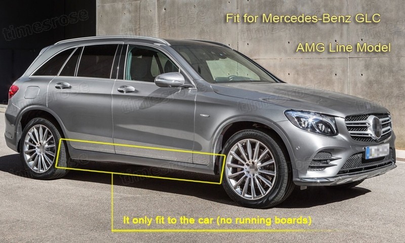 4 Mud Flaps Splash Guard Fender Car Mudguard for Mercedes Benz GLC AMG ...