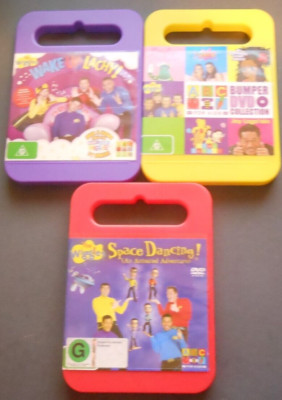 3 DVDs:ABC For Kids Bumper DVD Collection & Wiggles Wake up Lachy ...