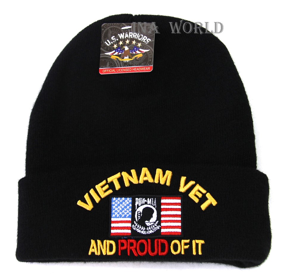 U.S. Military Beanie hat Licensed Cuffed Skull cap - Army,Navy,Air ...