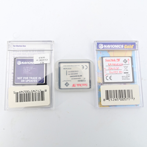 Navionics Raymarine CF Chart Cards 1G912XL3 2G913XL3 Lot of 3 Marine ...