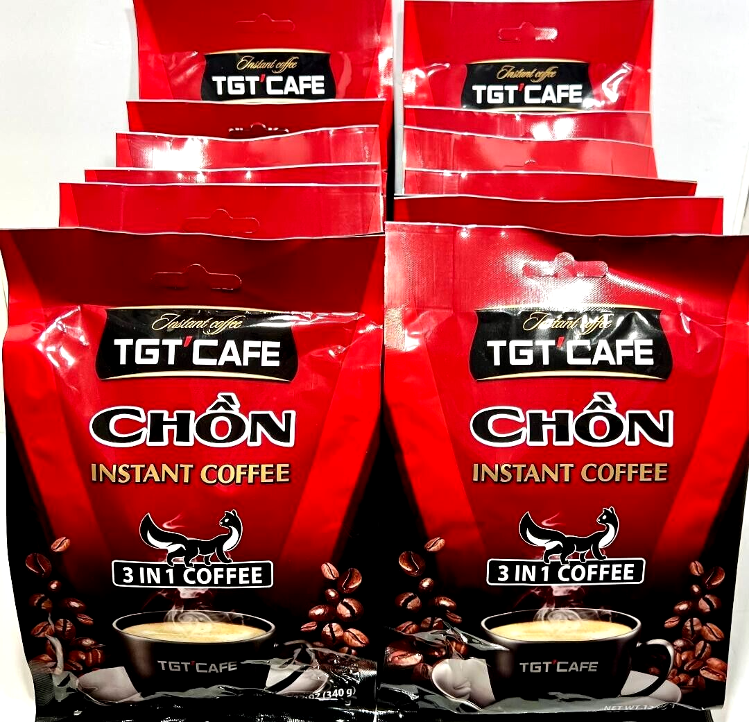 TGT Cafe Chon 3-In-1 Instant Coffee 20 Sticks x 17g (Pack of 12)~Exp 10 ...