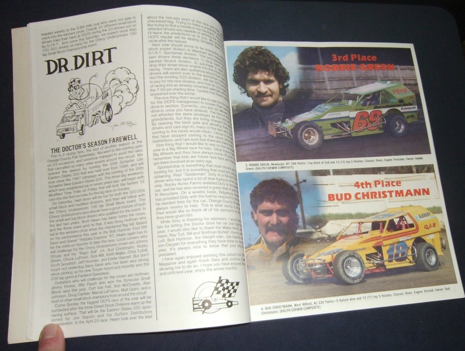 1987 Orange County Fair Speedway Eastern States 200 Dirt Modified ...