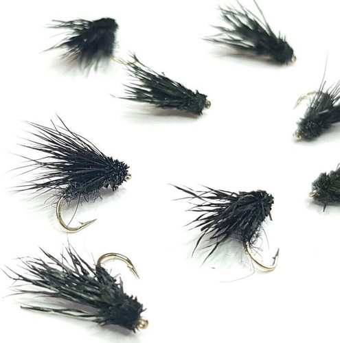 Black Streaking Caddis Sedge Trout Fly Fishing River Stillwater Dry ...