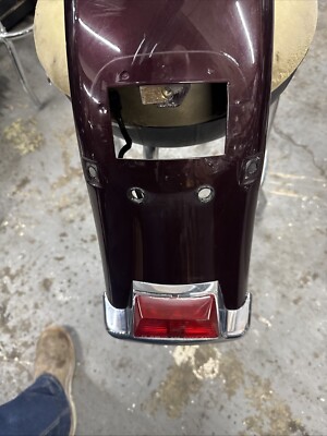 2007 Harley Davidson FLH Rear Fender USED Black Cherry Pearl 59579 ...