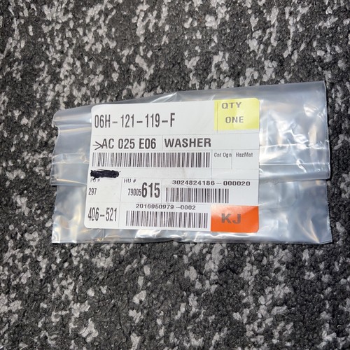 Genuine Volkswagen Washer 06H-121-119-F NEW IN BAG | eBay