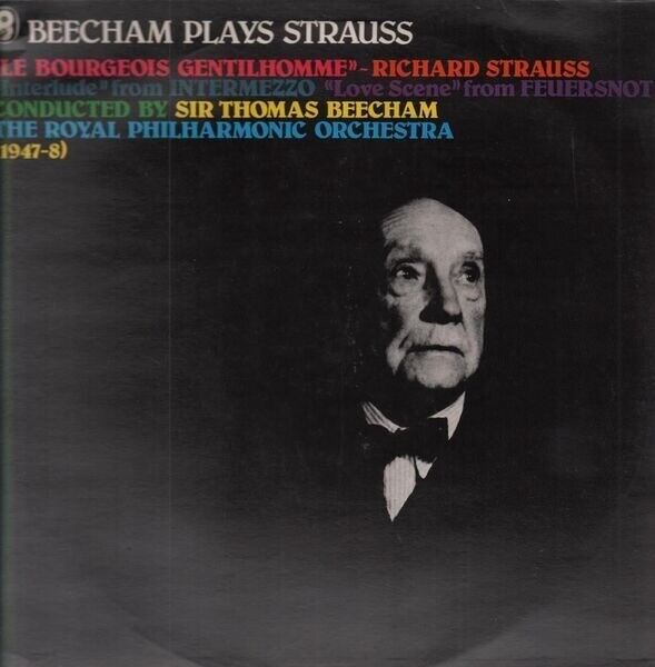 Richard Strauss Beecham Plays Strauss (Sir Thomas Beecham) NEAR MINT ...