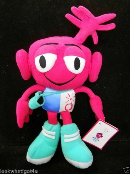 Vintage 1998 PrimeCo Cell Phone Pink Mascot Alien Plush Toy 13" With ...