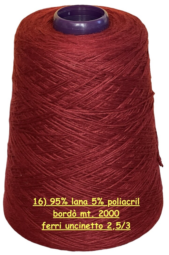 rocche di pura lana e/o filati pregiati gr.500 per ferri uncinetto e ...