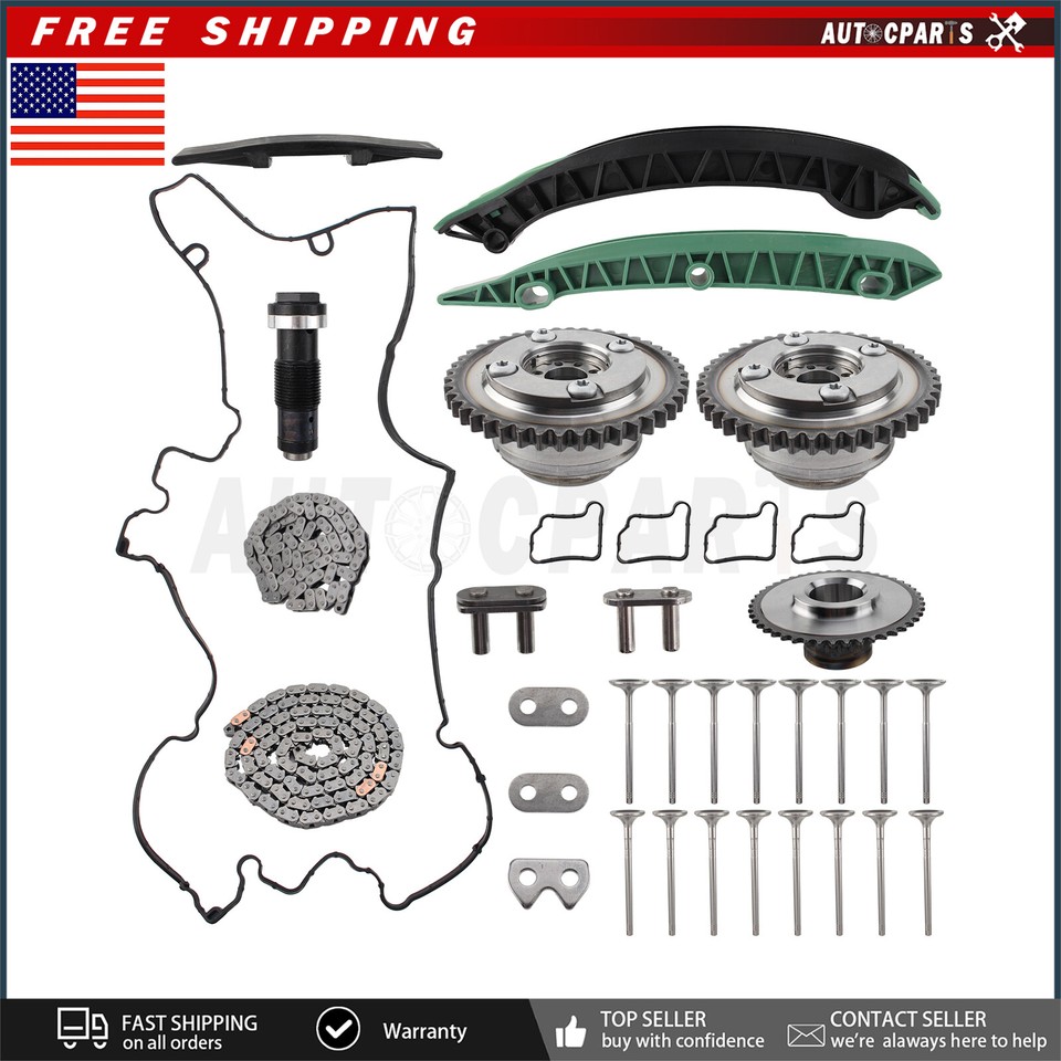 FITS MERCEDES M271 TURBO CHARGED TIMING CHAIN KIT CAMSHAFT GEARS W204 ...